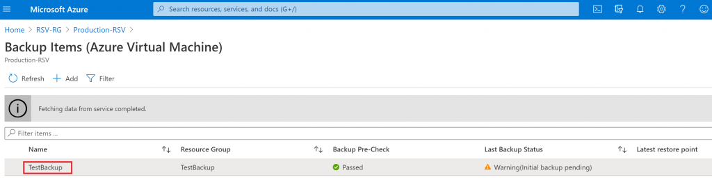 How to Backup & Restore Azure Virtual Machines